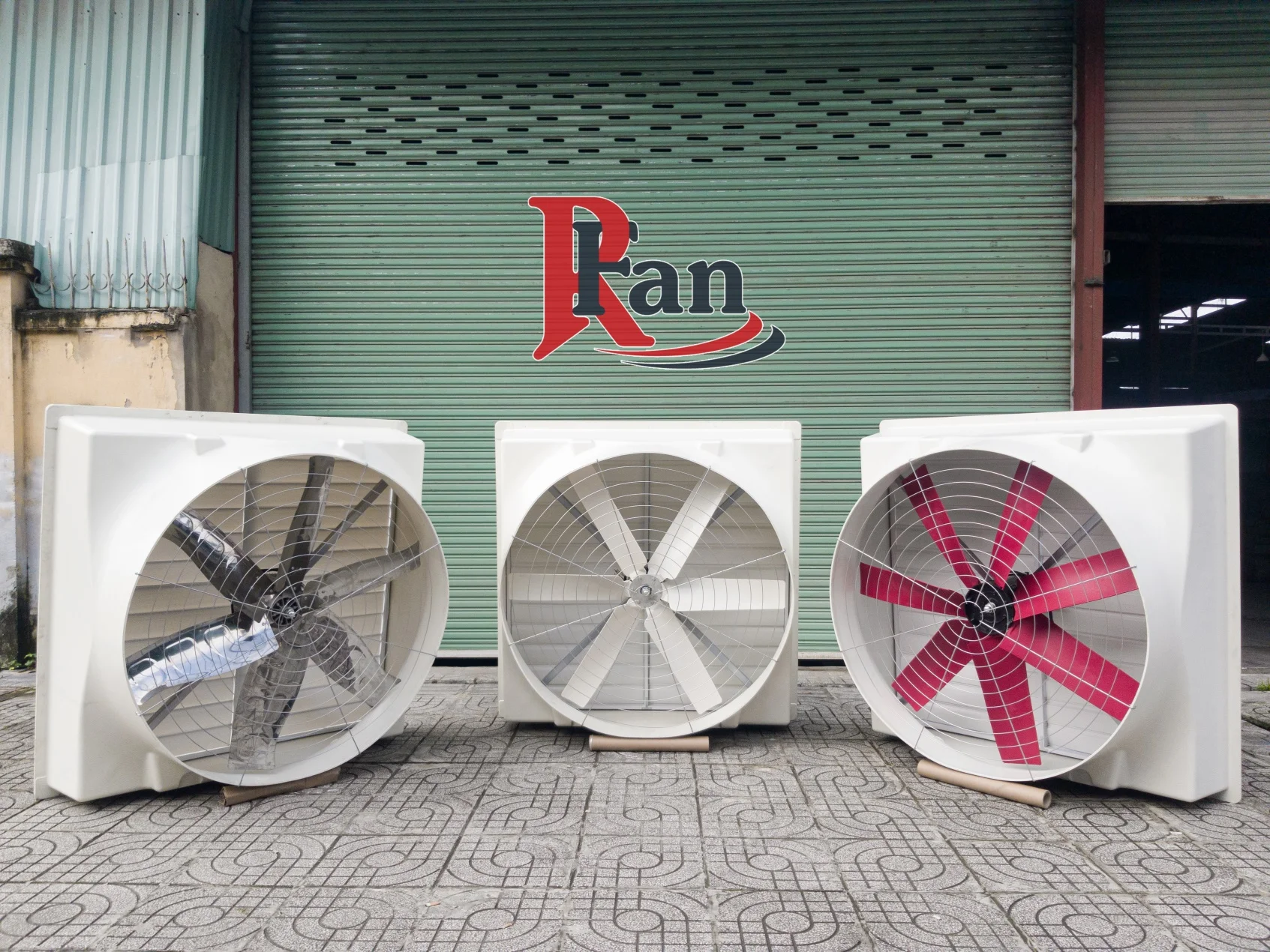 Fiberglass Frp Cone With Louver Ventilation Exhaust Fan Poultry Farm ...