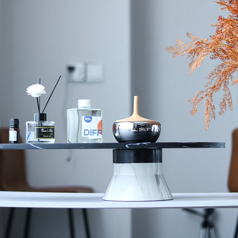 New Arrival Modern Home Hotel Table Decorative Resin Base White Black ...