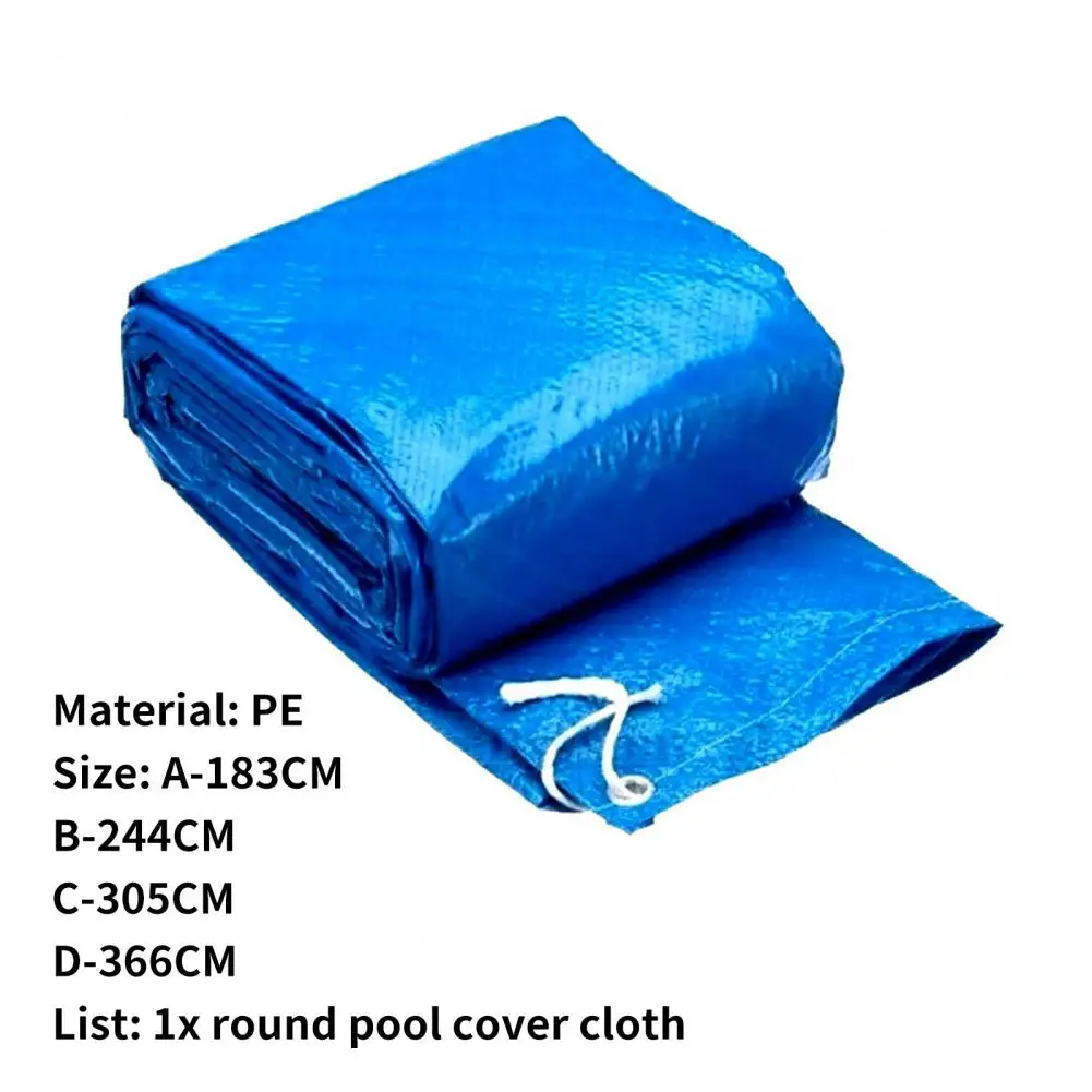 Multi Sizes Blue PE Pool Cover Rectangle Dustproof Rainproof Protector ...