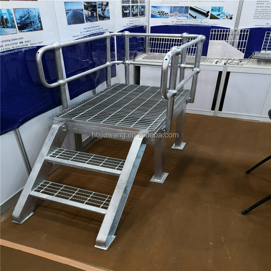 Durable Outdoor Metal Step Ladder Stair Treads - Steel Grating