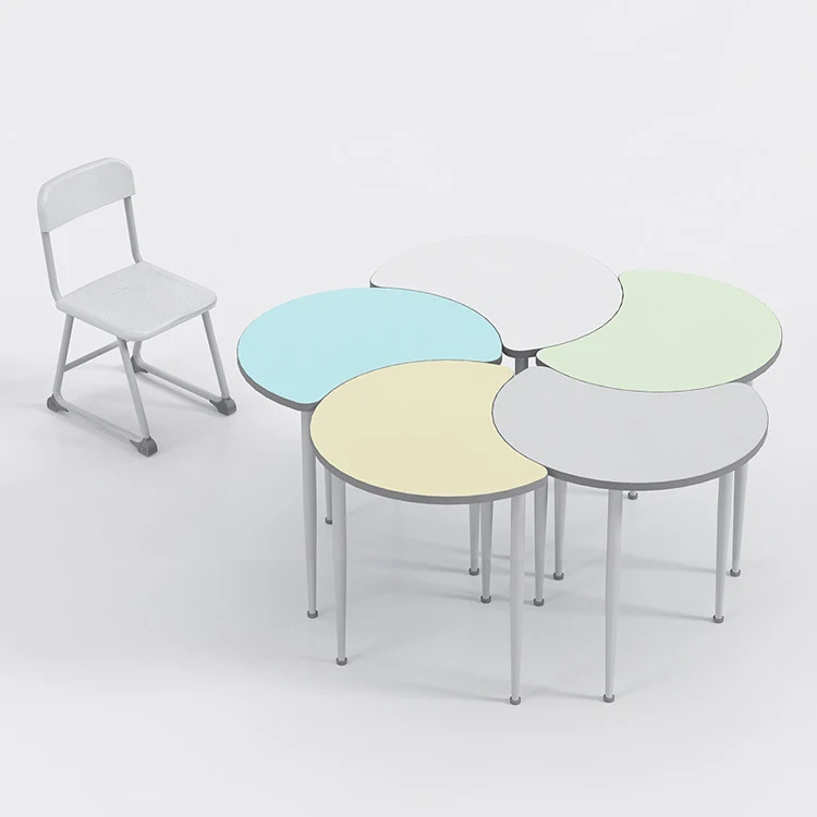 Customizable Fan-shaped Adjustable Folding Portable Furniture School ...