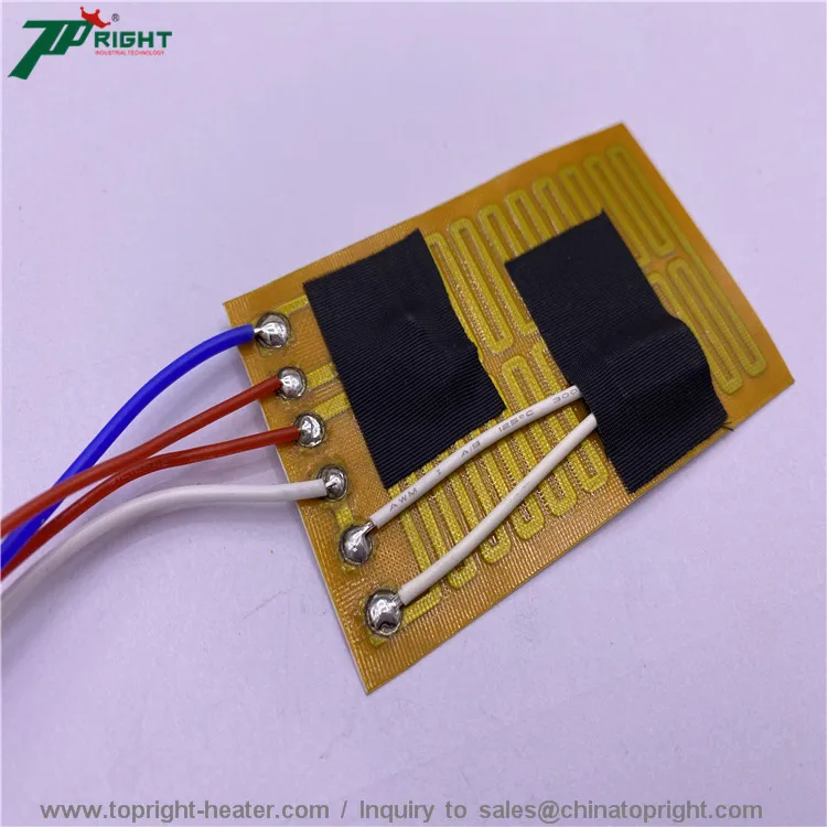 75x45mm 12v 20w With Thermistor Kapton Heating Pad - Buy Kapton Heater ...