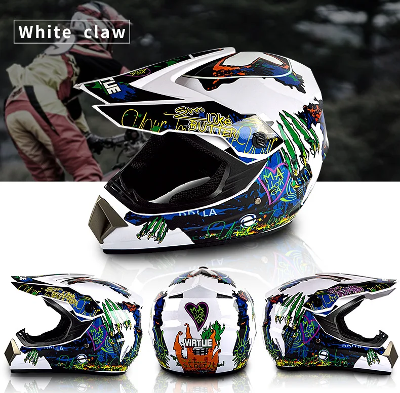 ABS Safety Helmet - Motorcycle Full Face Motocross Helmets