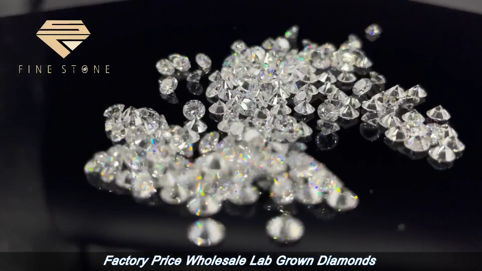 Wholesale O.5carat Hpht Diamond Round Brilliant 3ex Cut Defg Color Vvs ...