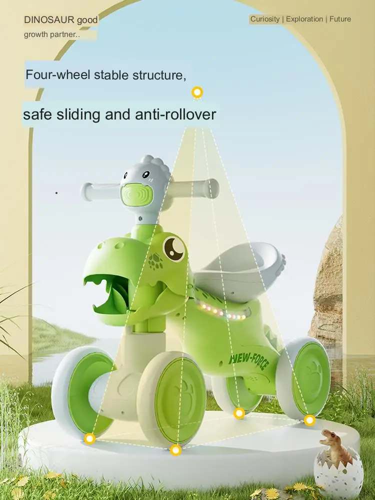 Wholesale Good Factory Baby Ride on Toys With Flash Light Toddler Kids ...