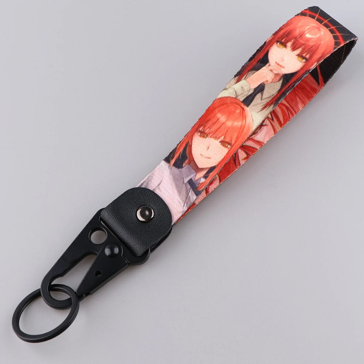 Anime Chainsaw Man Bleach Buckle Eagle Hook Webbing Keychain Lanyard ...