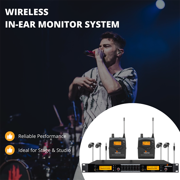 Panvotech Wireless in Ear Monitor System - Professional Quality