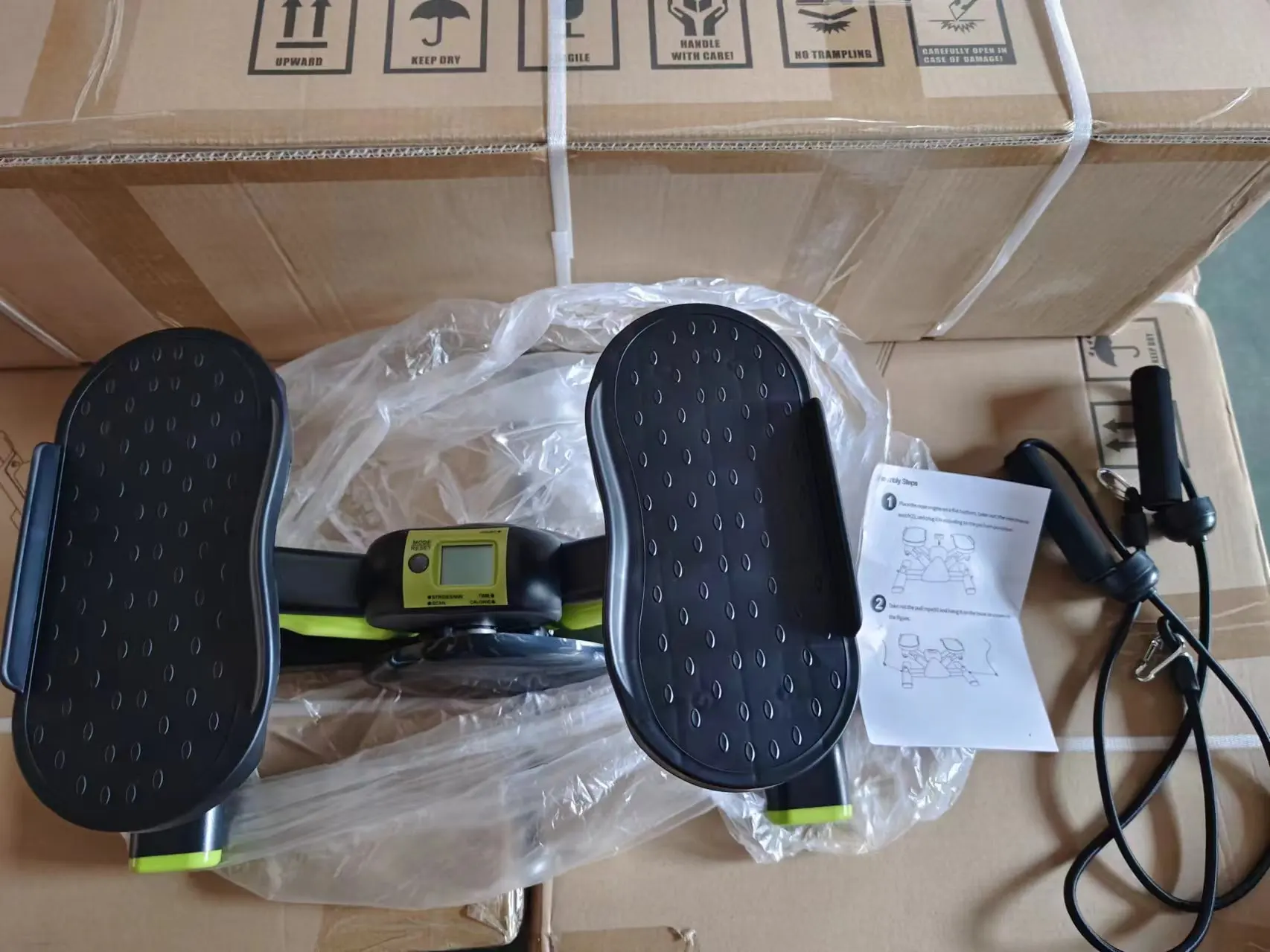 Household Mini Hydraulic Stepper With Drawstring Floor Mat Fitness ...