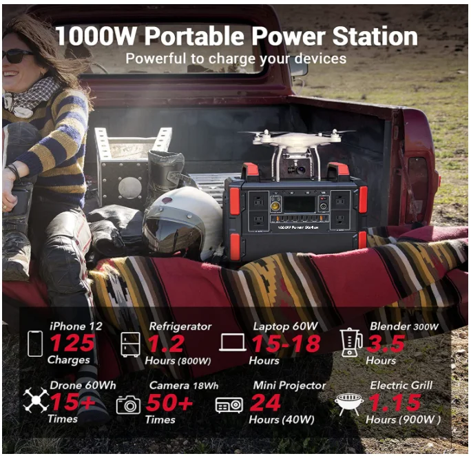 Easy Installation 1000watt 2000w Portable Solar Generator 3000w Off ...