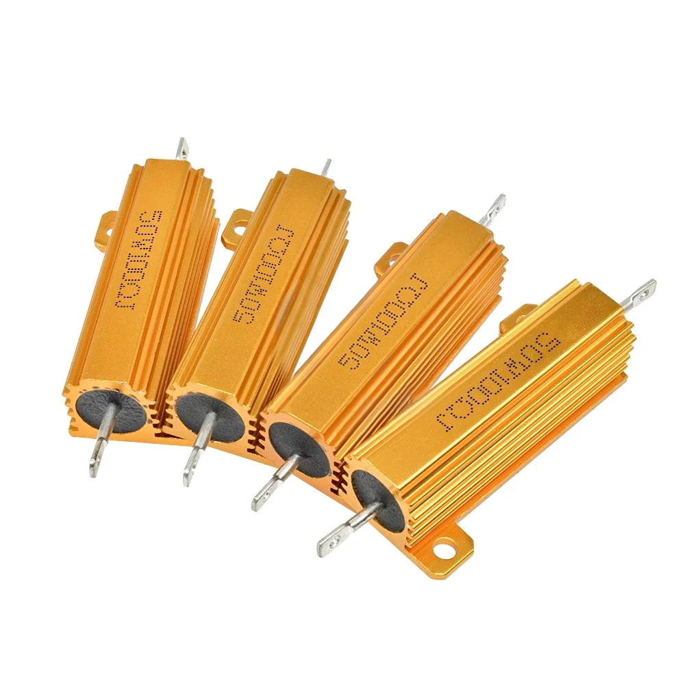 RX24 wirewound resistor used for automotive LED lights with gold ...