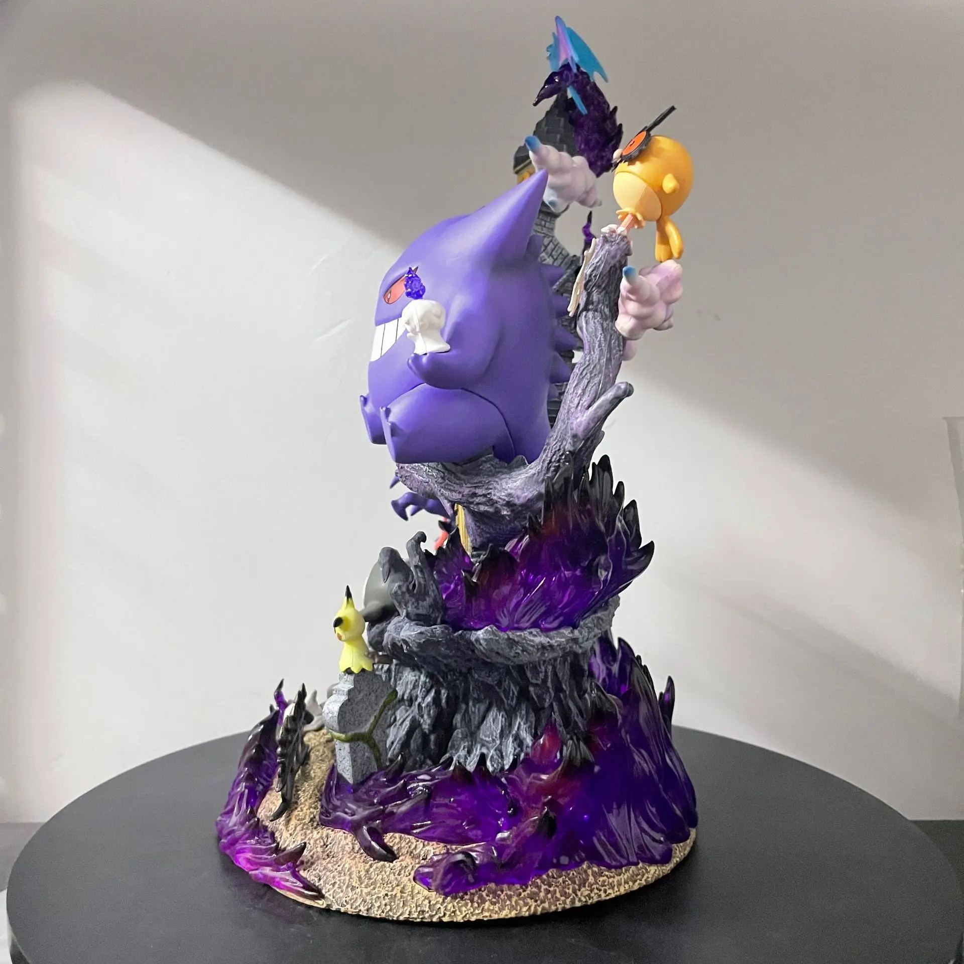 Pokemoned Figure Ghost Type GK Figure Set with Diorama Base