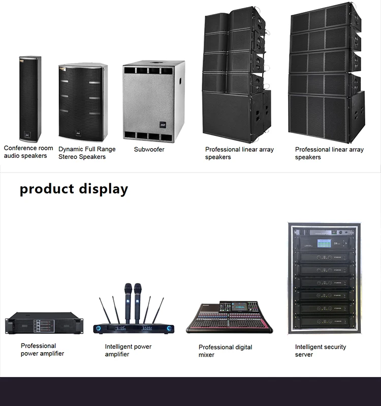 Passive Line Array Speaker - 6-Inch Indoor Audio Equipment