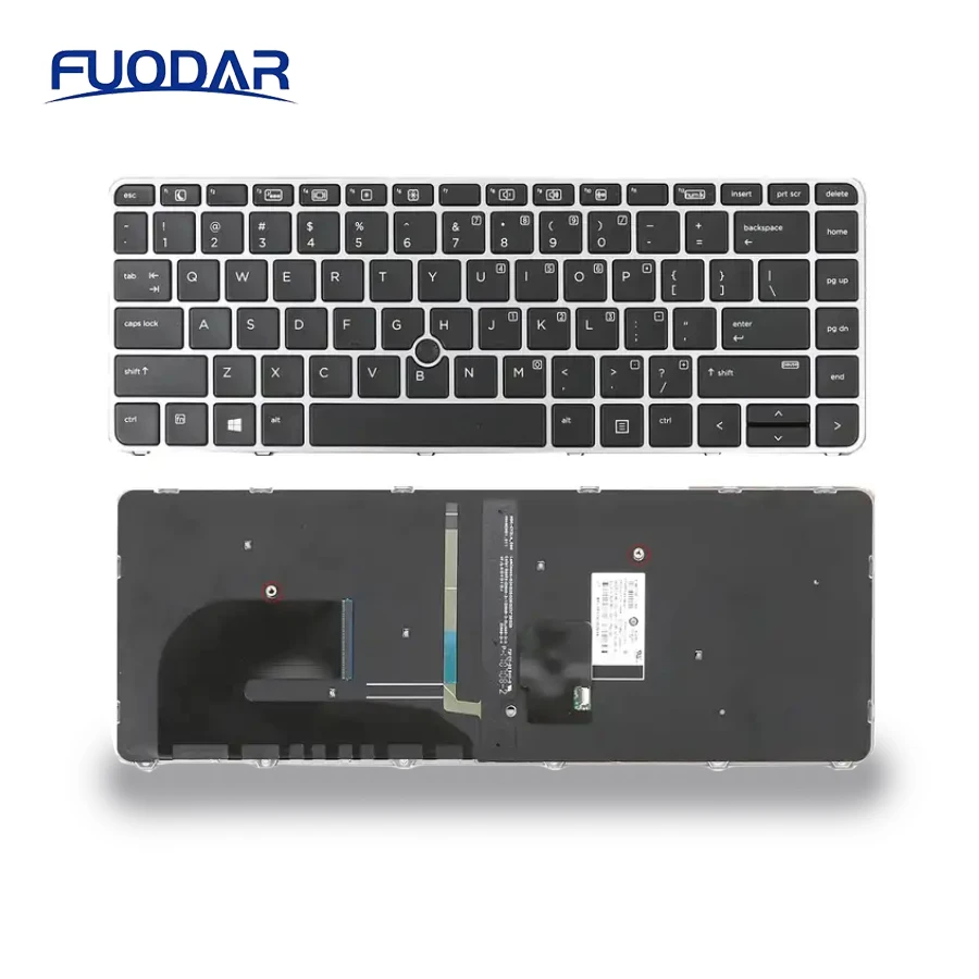 Laptop Keyboard With Backlight For Hp Elitebook 745 G3 840 G3 836308 ...