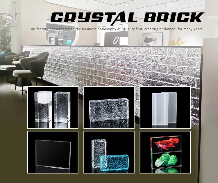Shop High-Quality Crystal Bricks for Modern Building Projects
