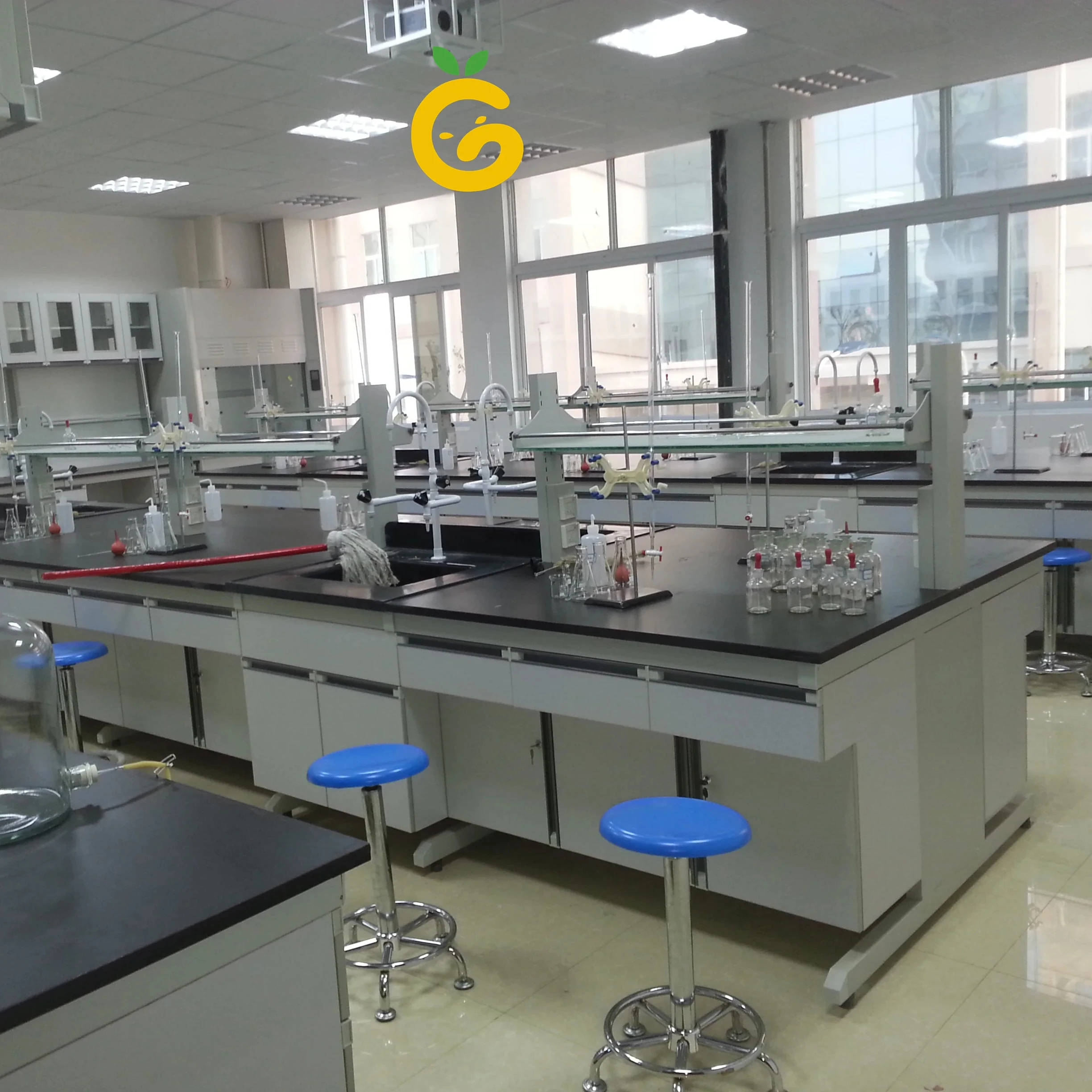 Lab Furniture All Steel Lab Table Chemistry Lab Table - Buy Lab ...