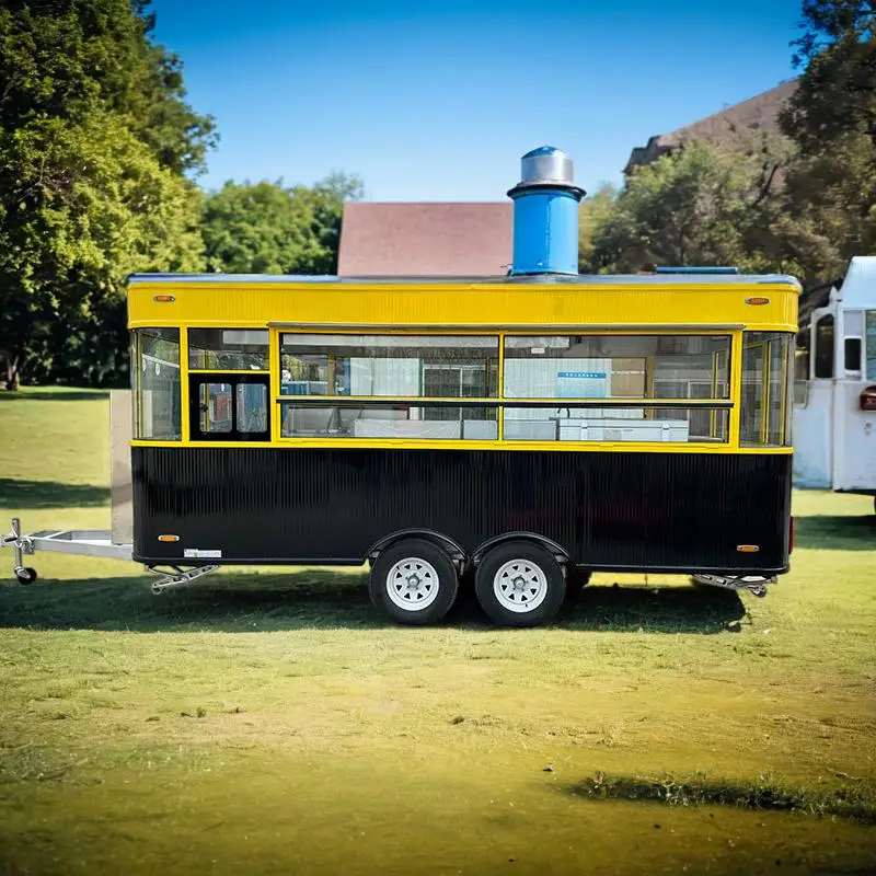 Mobile Small Concession Bbq Airstream Fast Food Cart Truck Trailer Hot ...