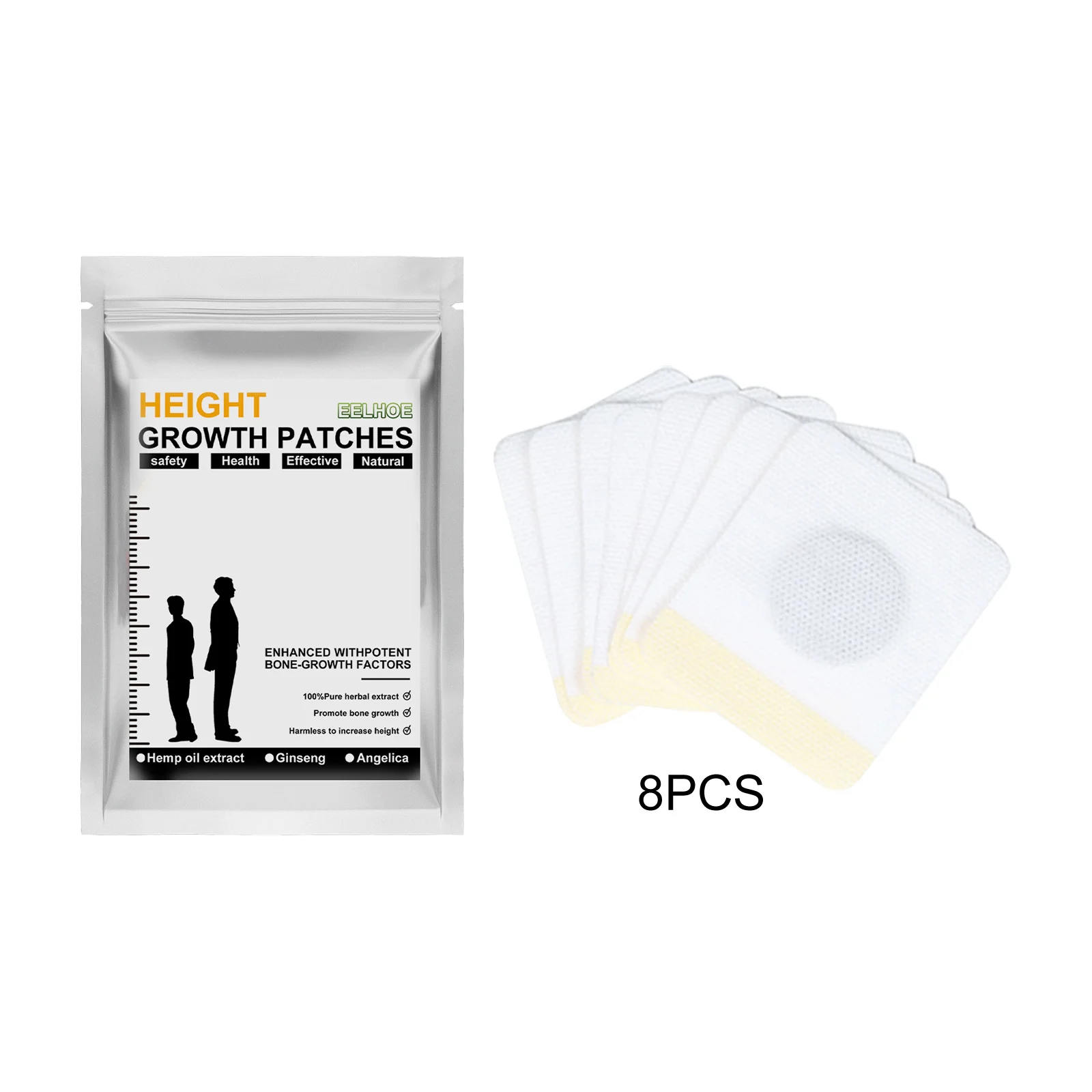 Height Increase Foot Patch Conditioning Body Grow Taller Plaster ...