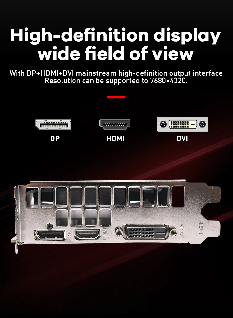 Brand New Gtx1650 4g Ddr6 Graphics Card Desktop Computer Assembly ...