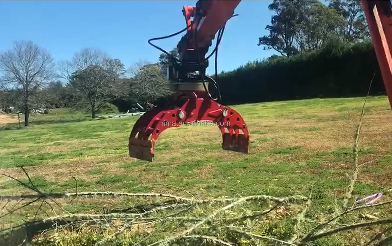 RIMA Timber Grapple for Excavator - SG020 - 3000kg Capacity