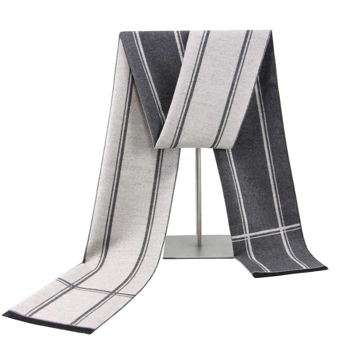 High Quality Men Scarfs Long Plaid Scarf Winter Warm Neckerchiefs ...