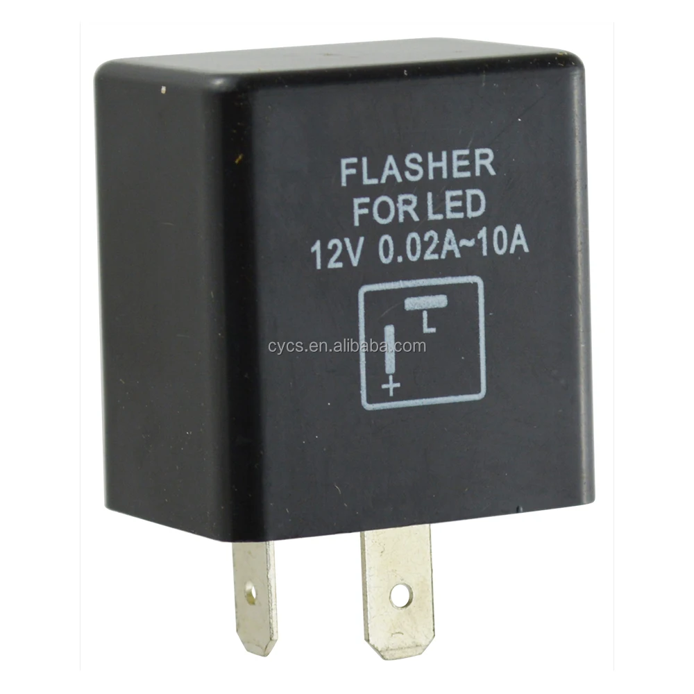 2P DC 12V blinker relay fix led turn signal flasher Motorcycle led ...