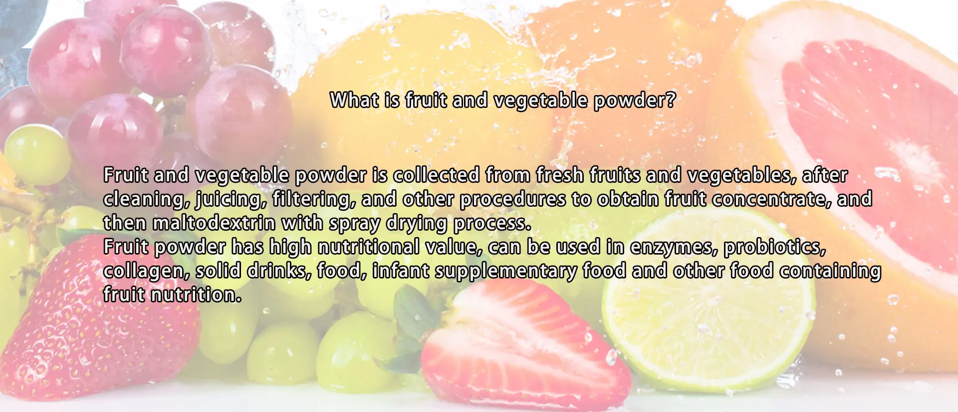 Instant Fruit Juice Drink - Mixedberry Powder by Longze