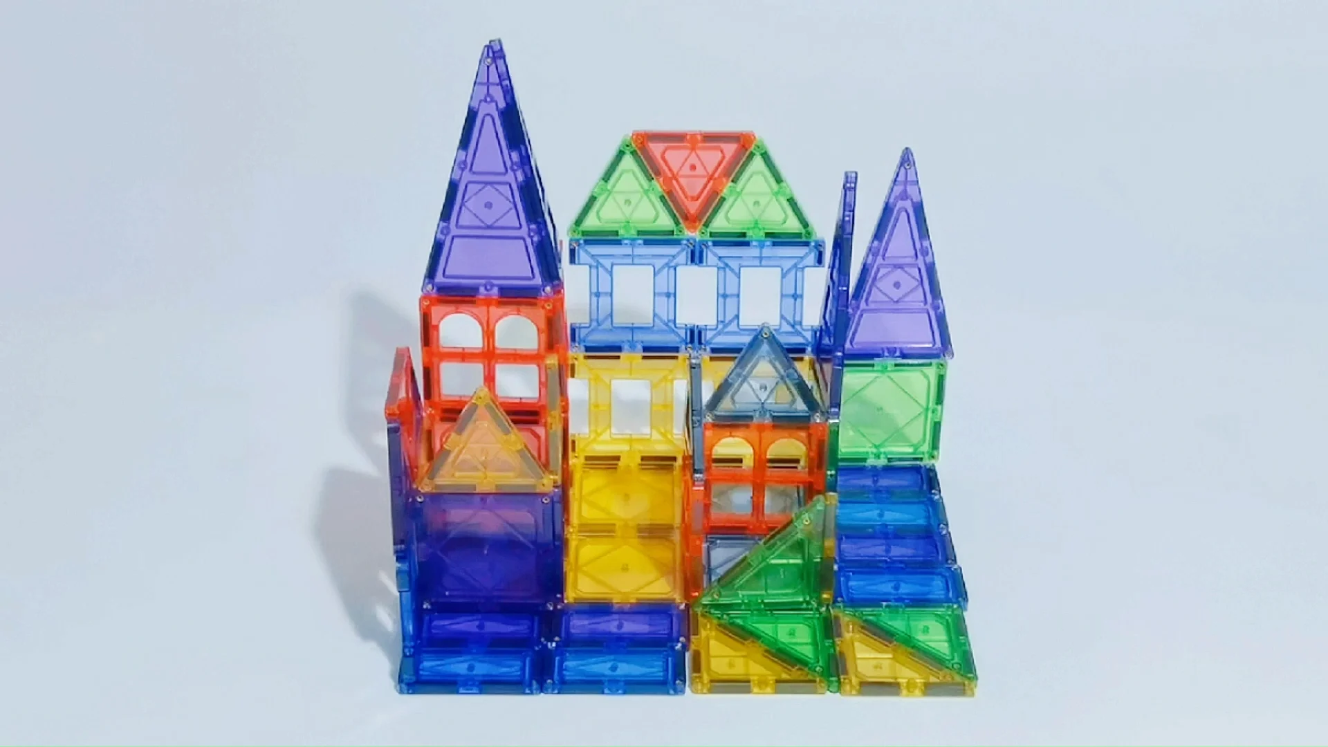 Custom Pieces Gift Educational Construction Tiles Kids Toy Diy Magnetic Building Block Magnetic ...