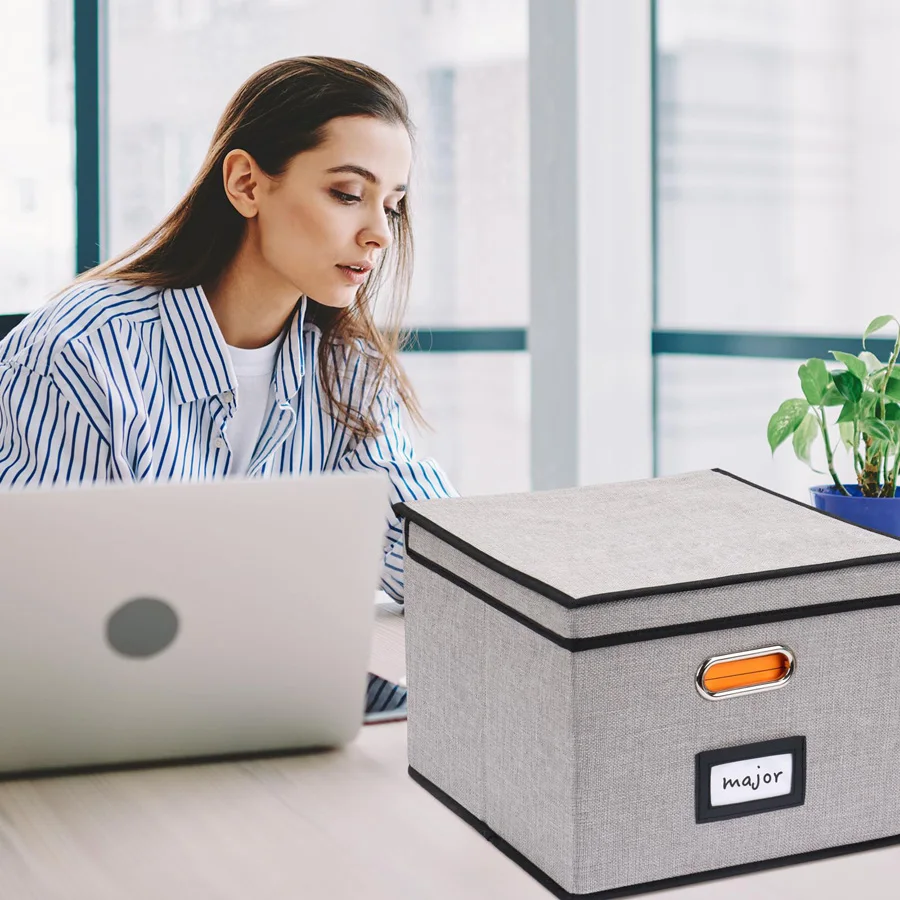 2 Pack Collapsible Document Organizer Hanging Folders File Organizer ...