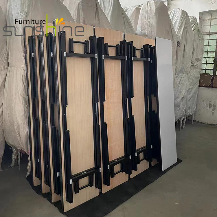 Simple Plain Wooden Standing Table Frames And Legs School Hall Desk ...