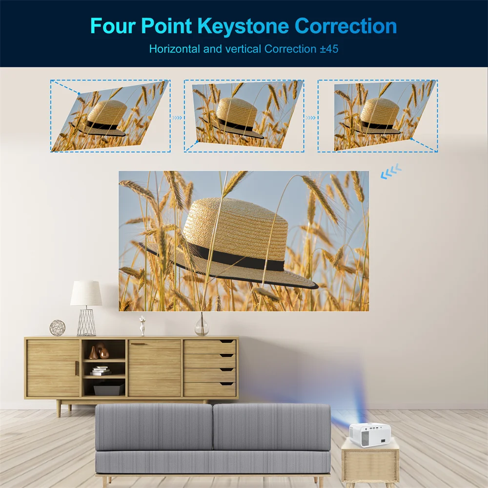 Cy900 1080p Smart Projector Multi Functional Office Both Home ...