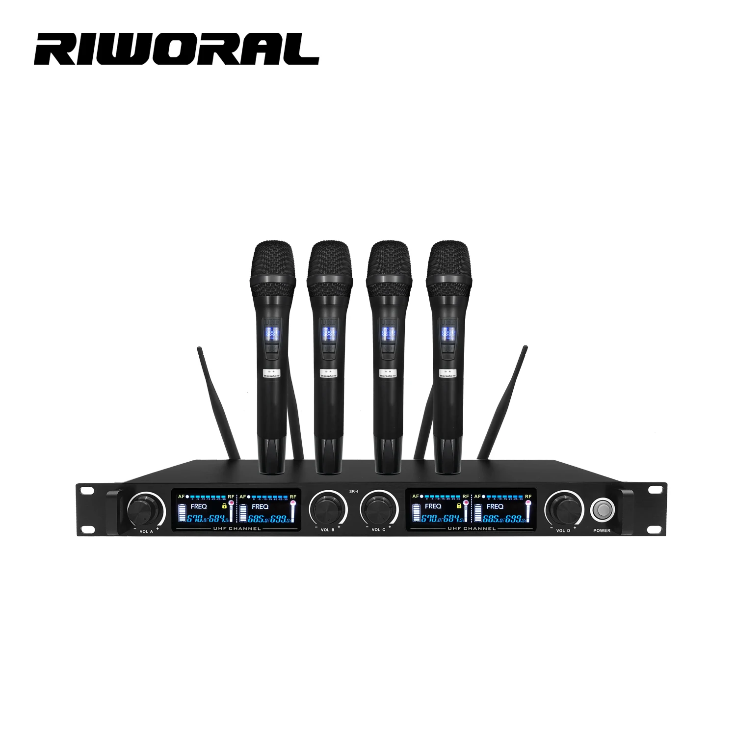 One for Four Wireless Microphones - SR4 Professional System