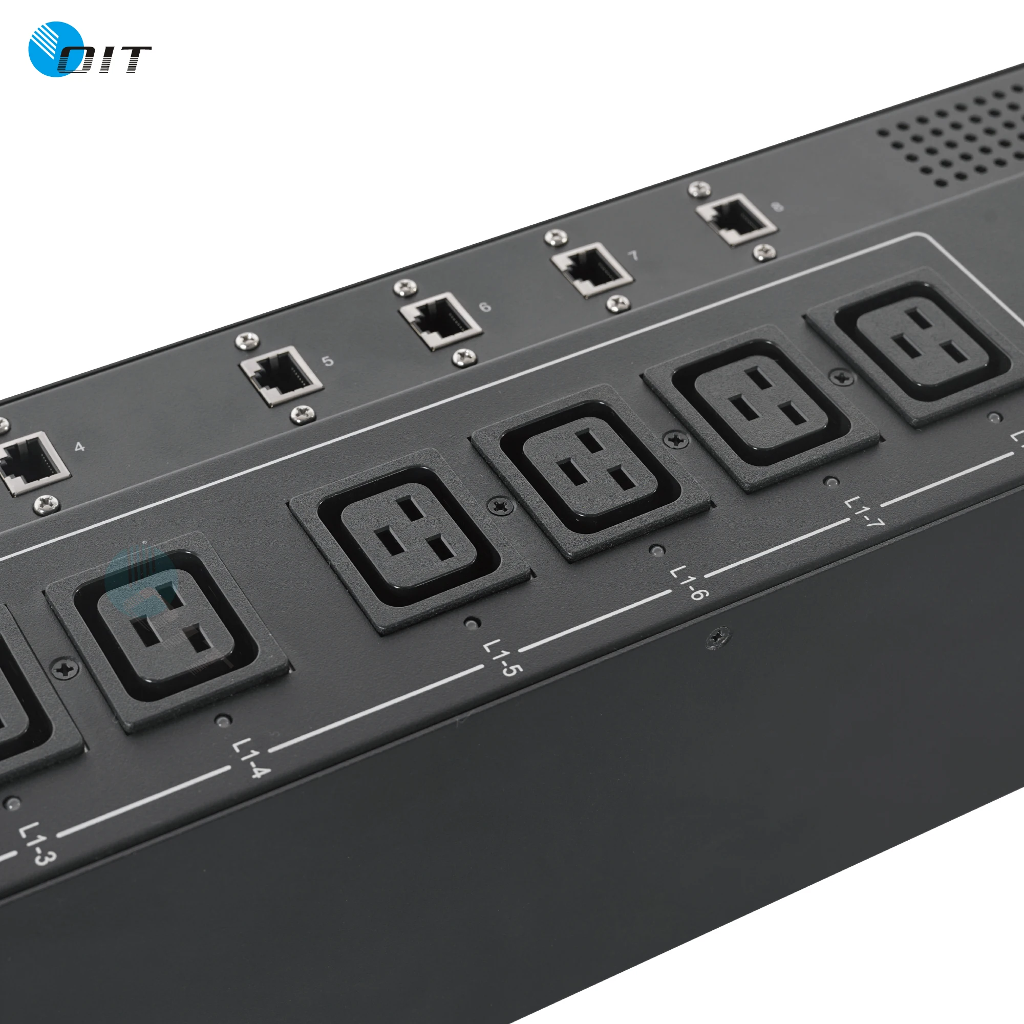 OIT 3Phase 380V-480V 150A 24Port C19 APDU MCB with 1000M Network Switch ...