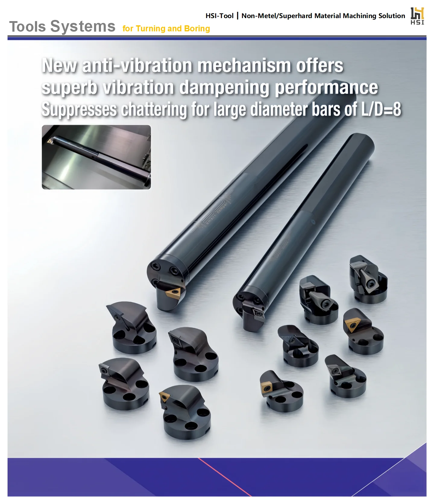 Silent Damped Turning Tools Dia 16/20/25/32/40 Negative 93 Degree ...