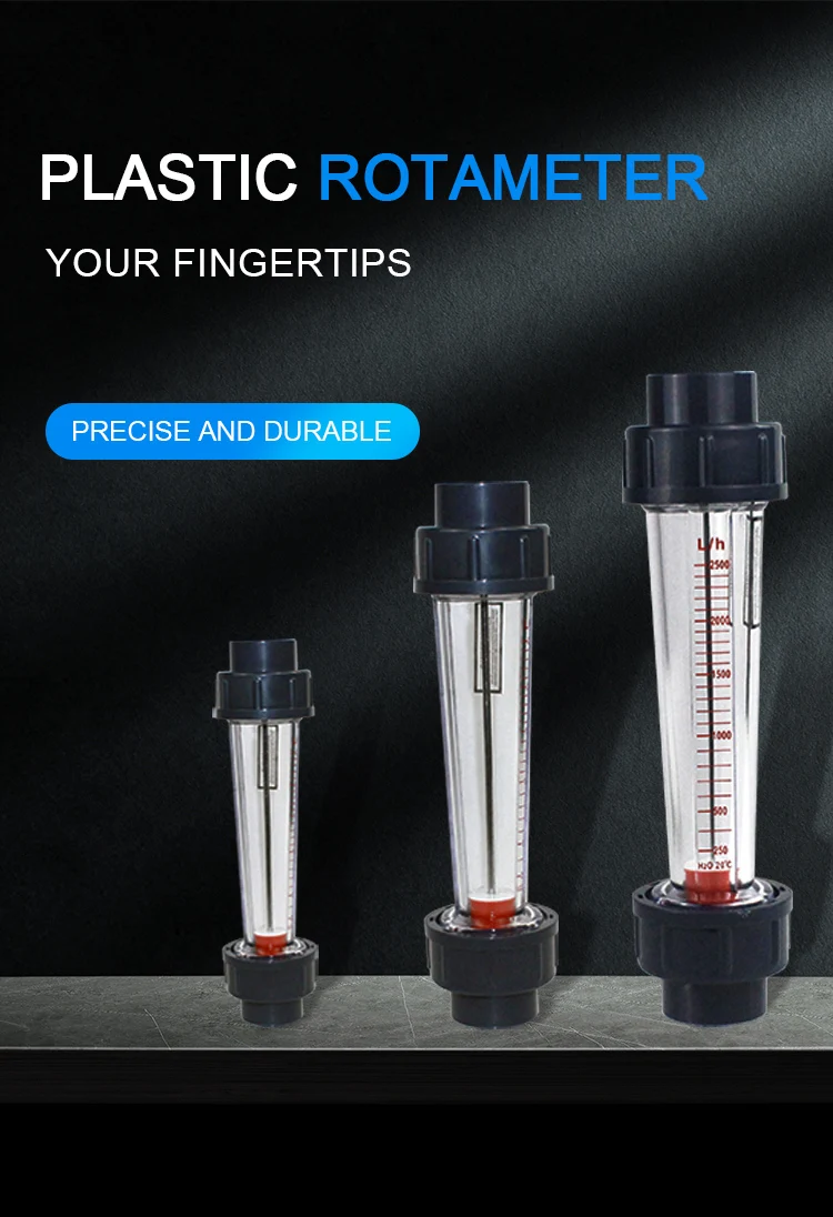 Portable Liquid Panel Type Glass Rotameter DN100 Flanged Water ...