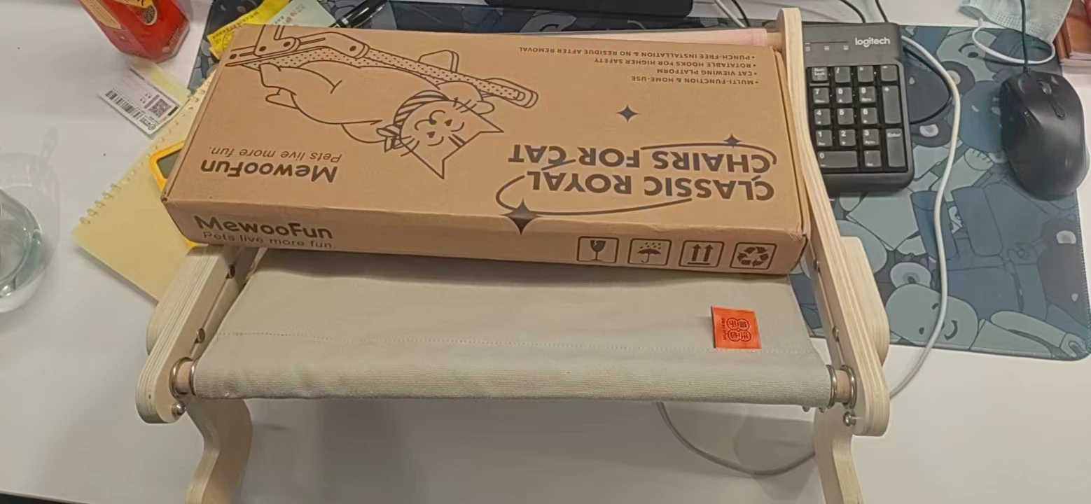 Solid Wood Cat Climbing Frame Column Wall Springboard Nest Frame Cat ...