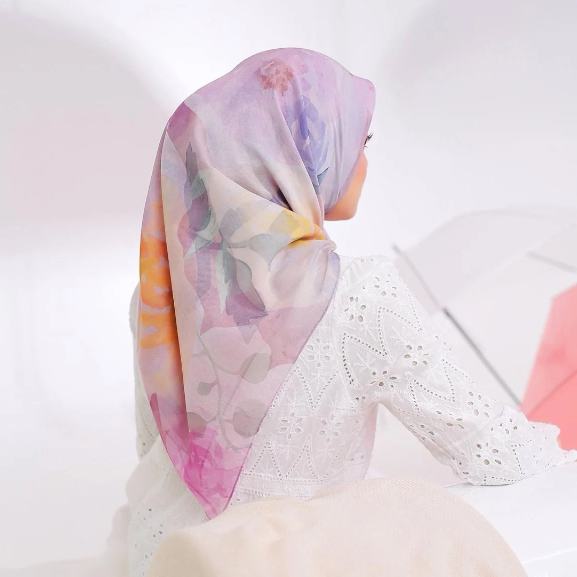 Wholesale Soft Premium Cotton Voile Bawal Muslim Hijab