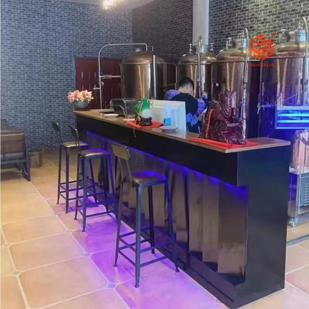 Nail Bar Furniture Oem Marble Counter Mini Led Furnitures Led Table And ...