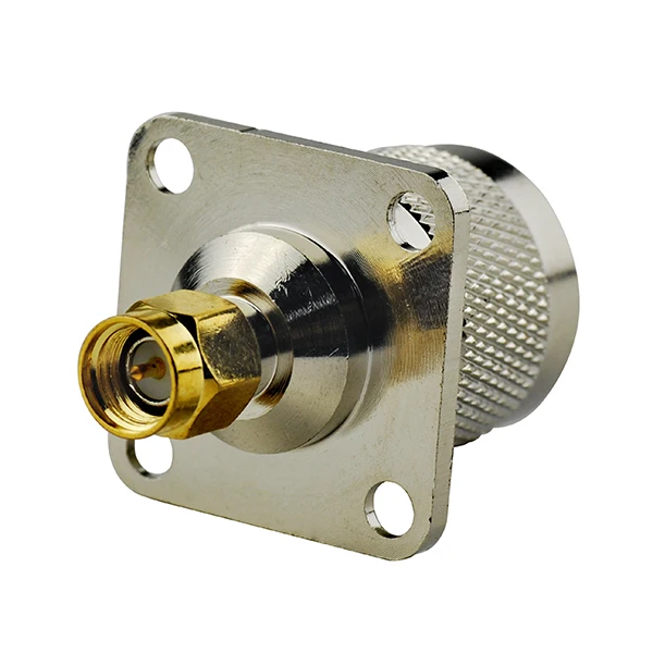 SMA-N Adapter - 4 Hole Flange Straight for 4G LTE Boosters