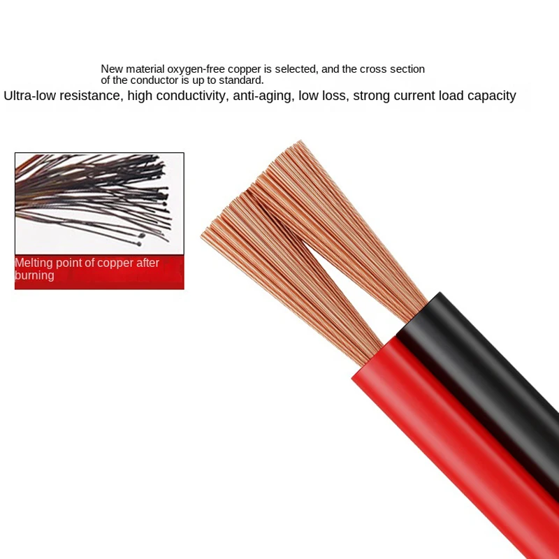 2 Core Electrical Tinned Copper 18 20 22 24 26 AWG Insulated PVC ...