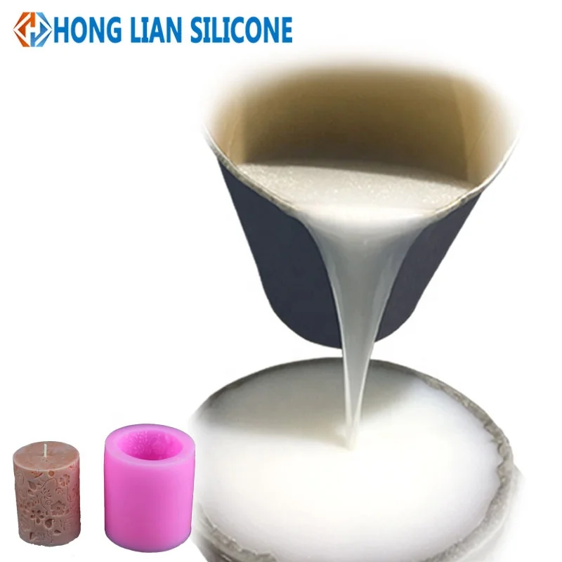Make pillar candle mold silicone rubber free hardener rtv2 liquid ...