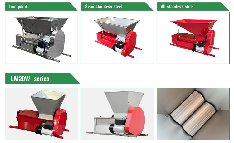 High Efficiency Grape Press Machine Grape Crusher Electric Grape ...