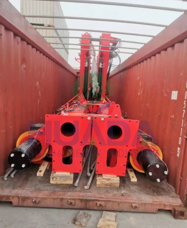 40 Ton Container Lifting Straddle Carrier From Seaport Transportation ...