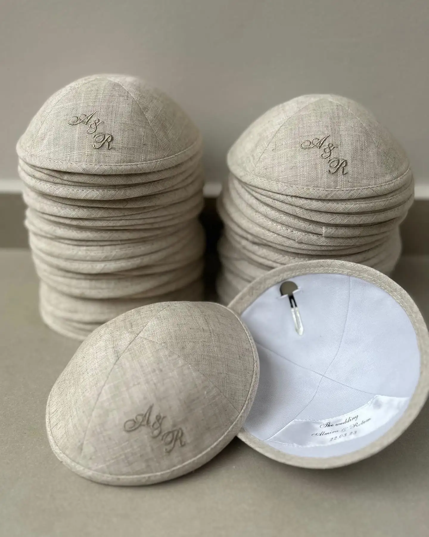 Wholesale Kippot with Custom Logo - Jewish Yarmulkes