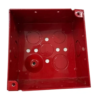 Red 4x4 Square Galvanized -steel Electrical Metal Boxes 52171p-r - Buy ...