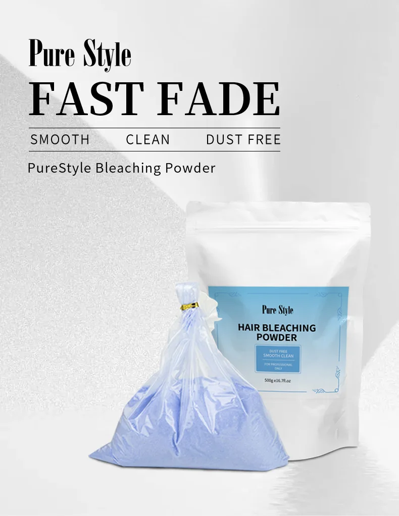 15 Years Factory Purestyle Powder Bleach For Hair Mix At 1:2 Ratio Hair ...