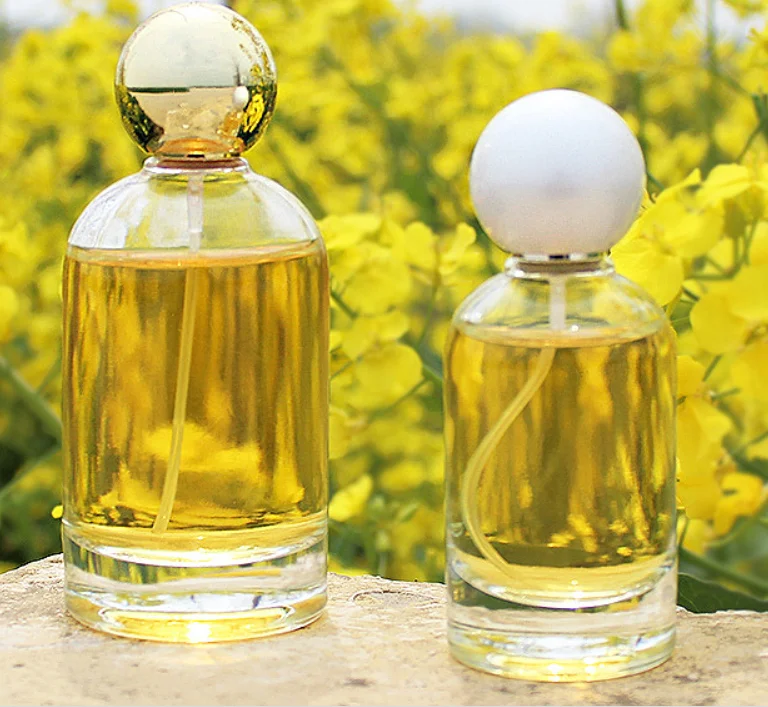 Round Glass Perfume Bottles with Ball Cap - 30ml, 50ml, 100ml