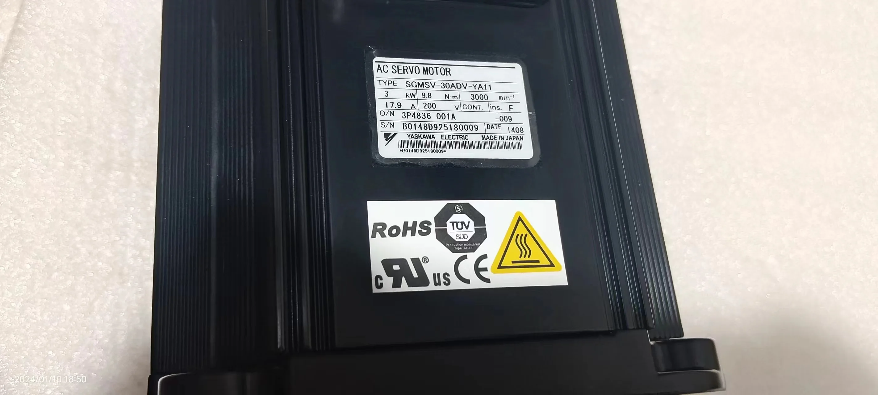 Japan Yaskawa Original Cnc Ac Servo Motor Sgmsv-30adv-ya11 - Buy Sgmsv ...