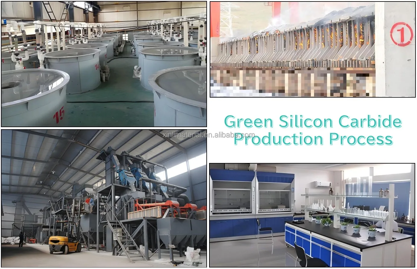 24 Grit High Hardness Green Silicon Carbide Grit Green SiC Abrasive ...