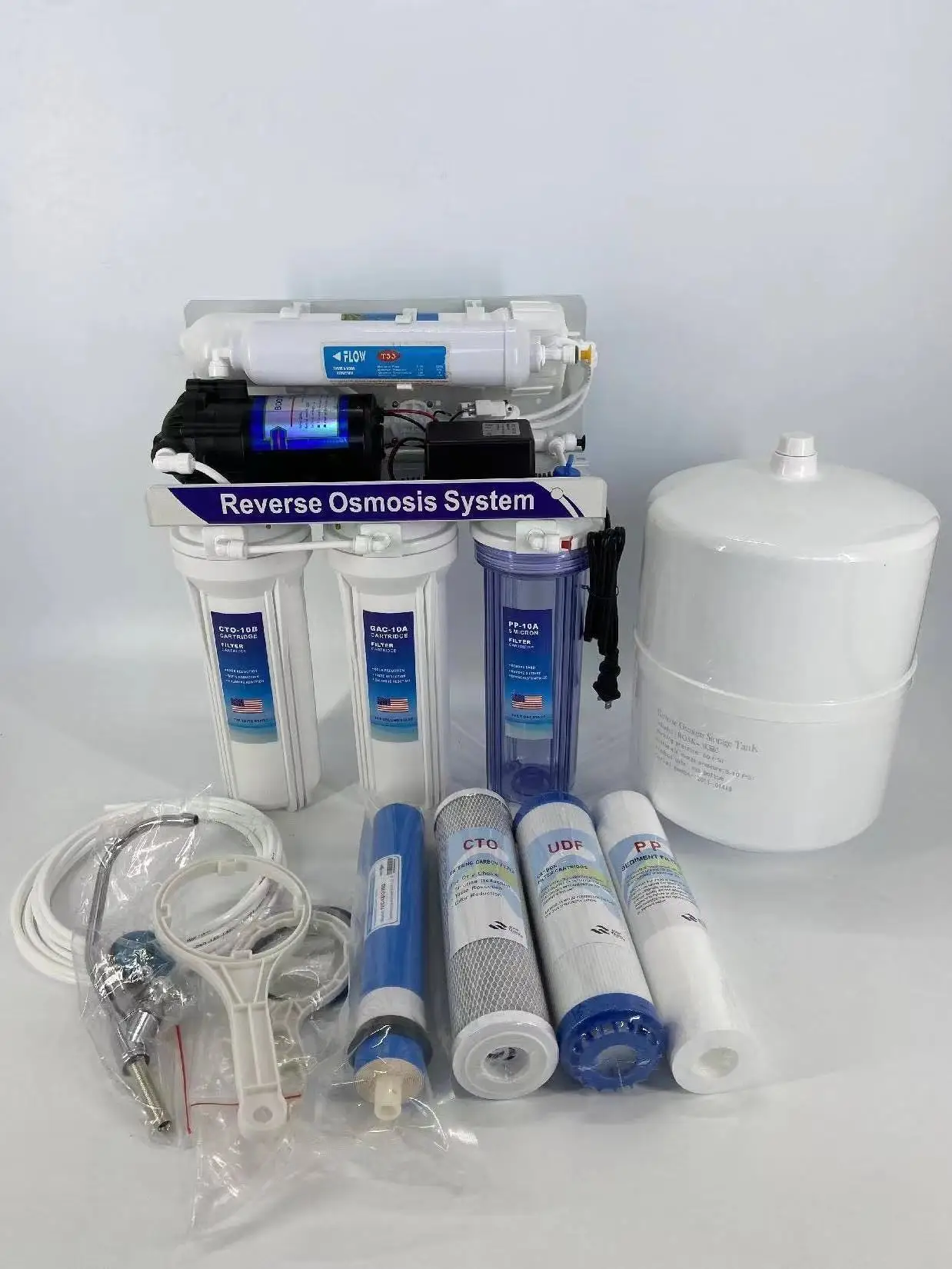 3.2 Gallon Plastic-Steel Water Storage Tank for RO System