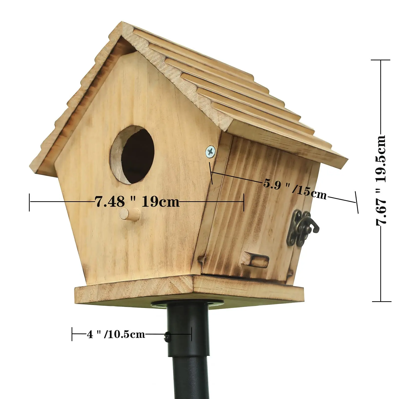 Small Hanging Bird House - Perfect for Parrot Birds